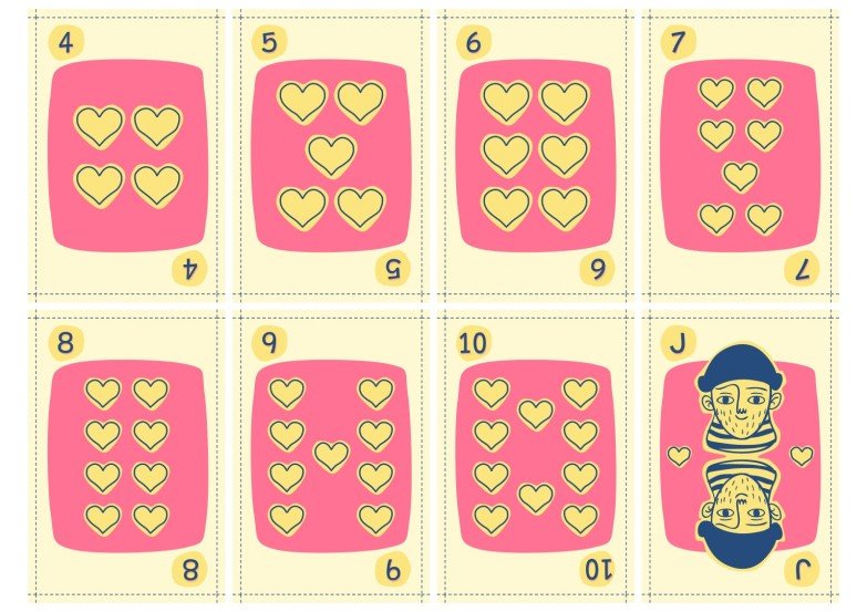 Cute Printable Deck of Cards for Kids | Google Slides & PPT