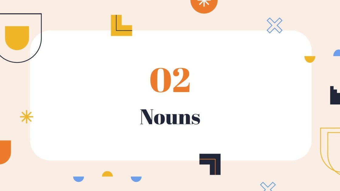 Word Classification: Nouns, Adjectives and Verbs