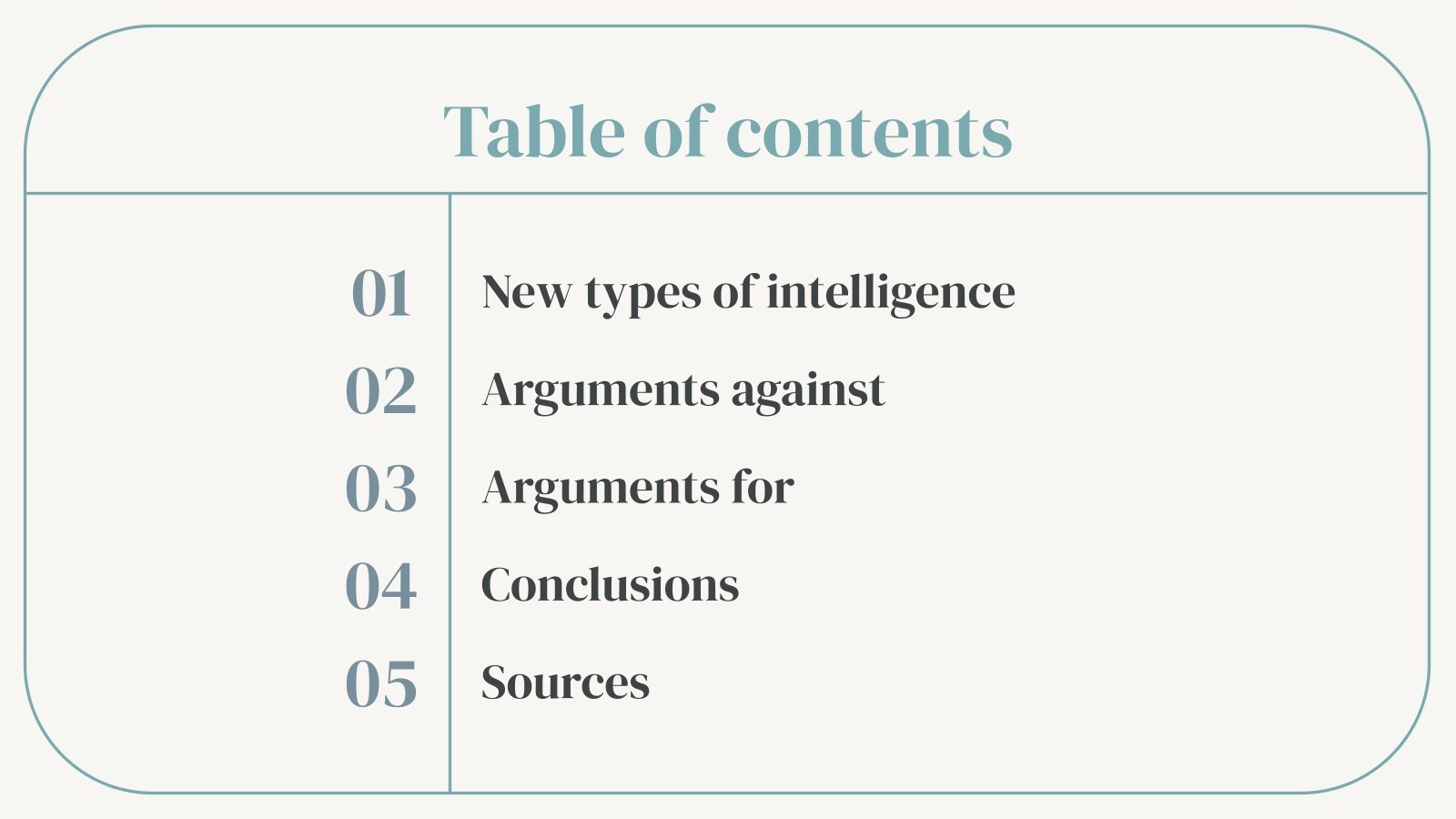 Multiple Intelligences | Google Slides & PowerPoint Template