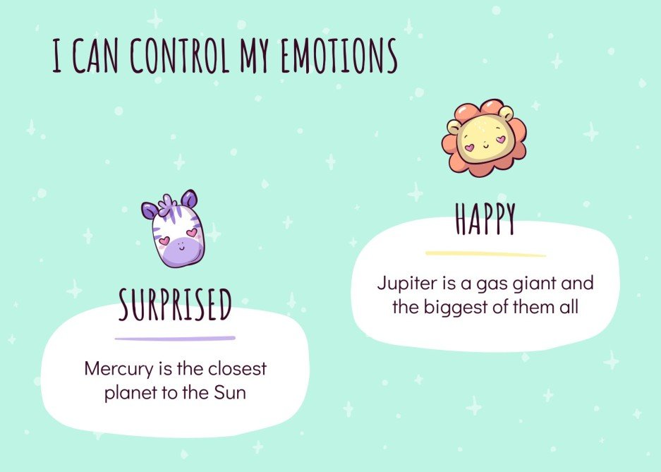 Calm Down Techniques for Pre-K | Google Slides & PPT template