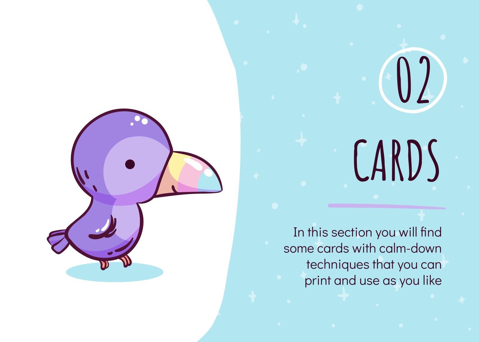 Calm Down Techniques for Pre-K | Google Slides & PPT template