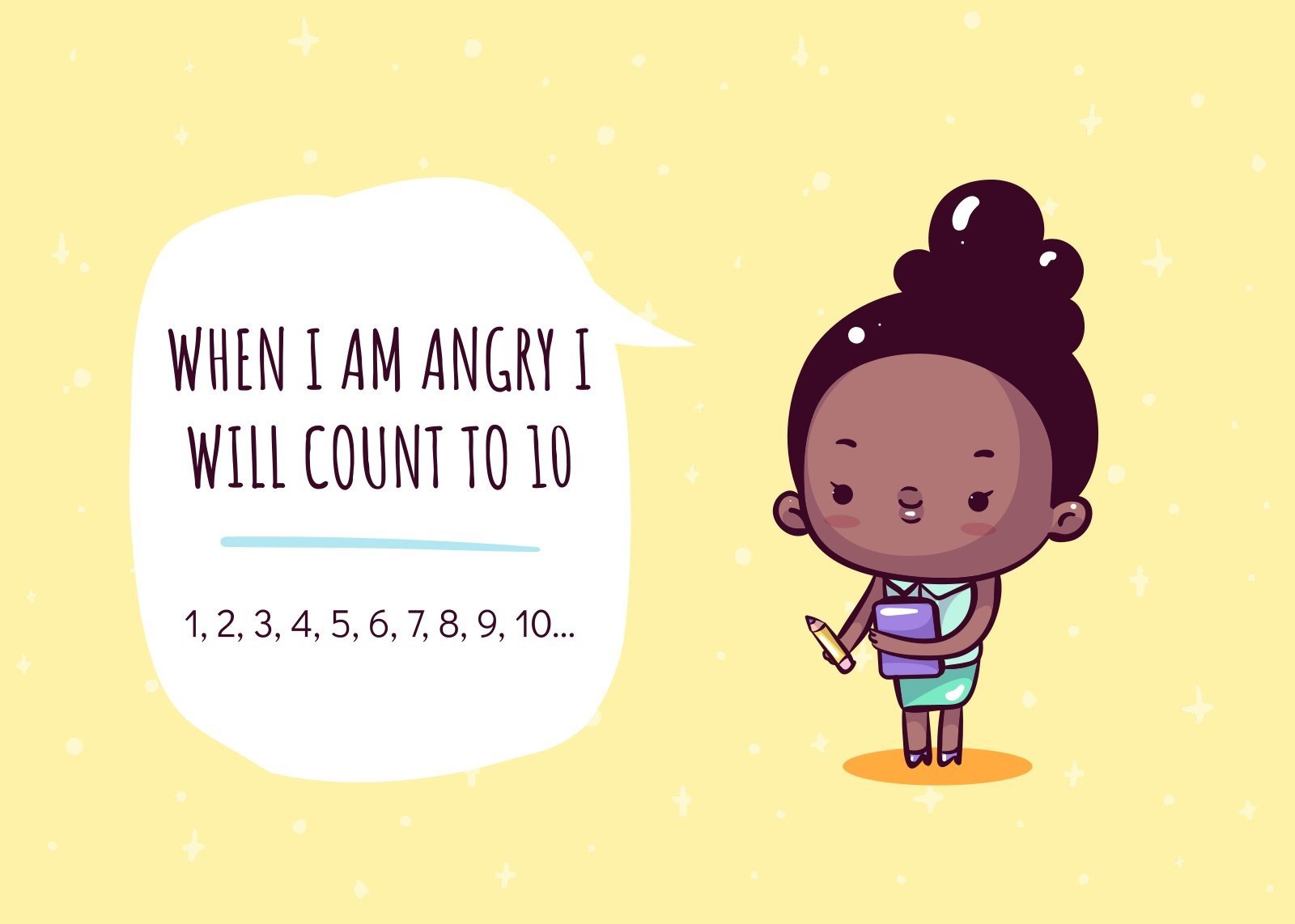 Calm Down Techniques for Pre-K | Google Slides & PPT template