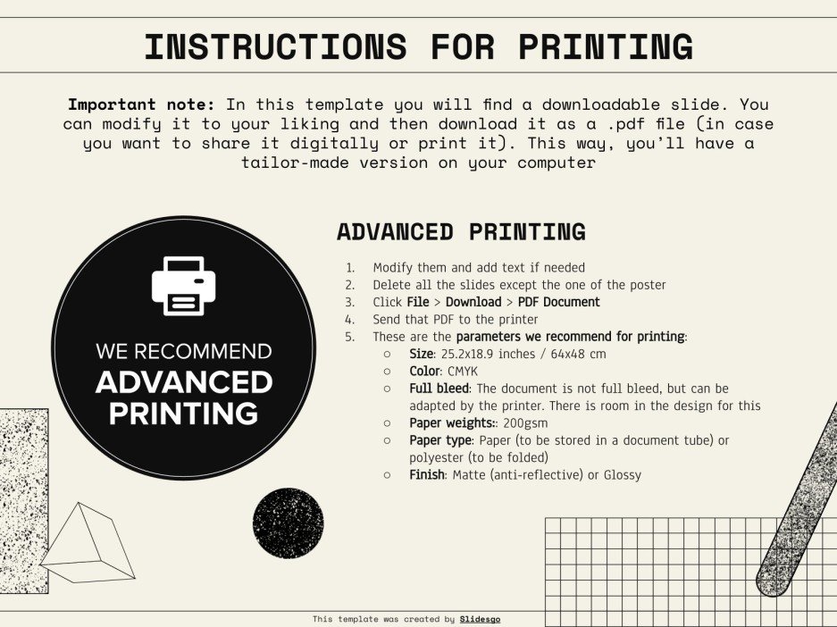 Academic Conference Poster | Google Slides & PPT
