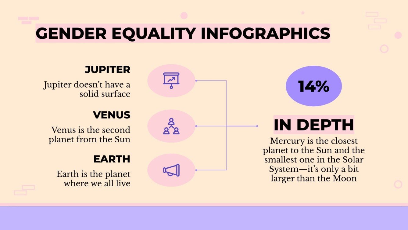 Infográficos para newsletter sobre igualdade de gênero