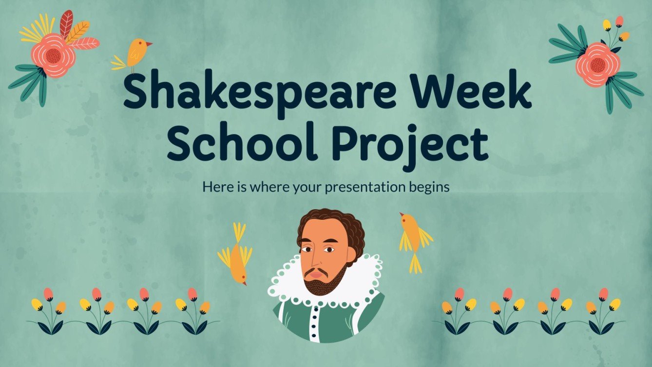 Shakespeare Week School Project | Google Slides & PPT
