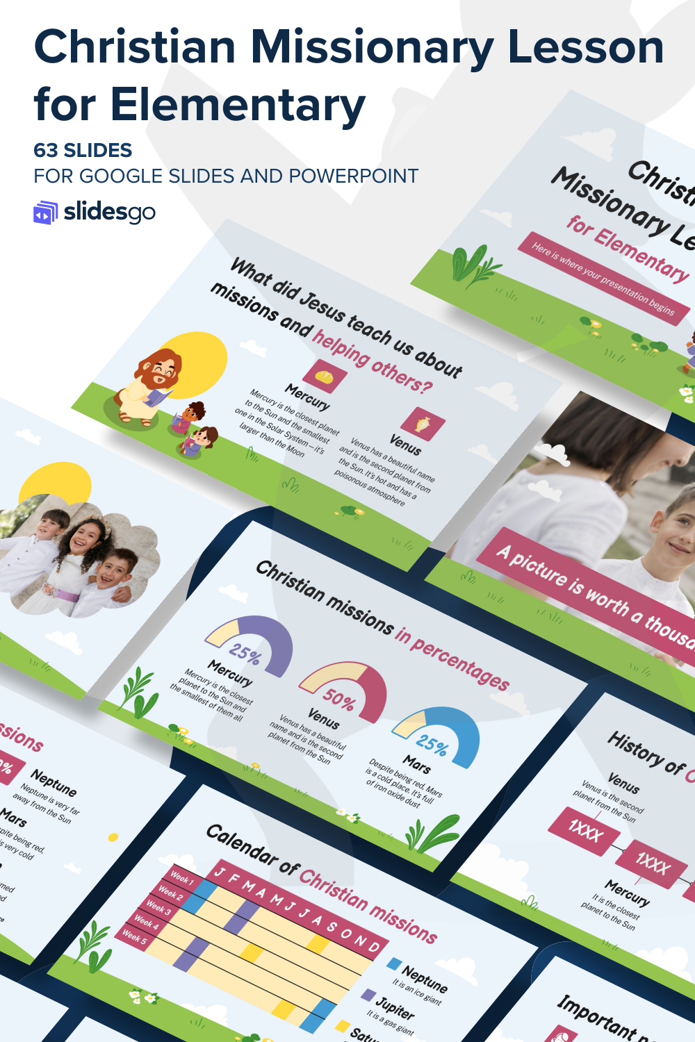 Christian Missionary Lesson for Elementary | Google Slides