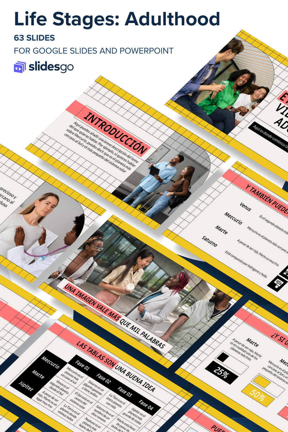 Life Stages: Adulthood | Google Slides & PPT