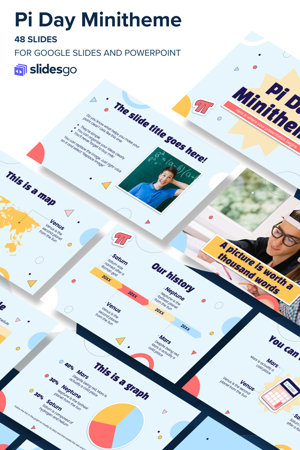 Pi Day Minitheme | Google Slides & PowerPoint template