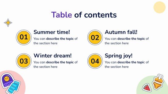 Pre-K Activities: Four Seasons Clothing | Google Slides