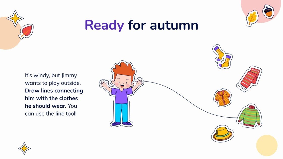 Pre-K Activities: Four Seasons Clothing | Google Slides