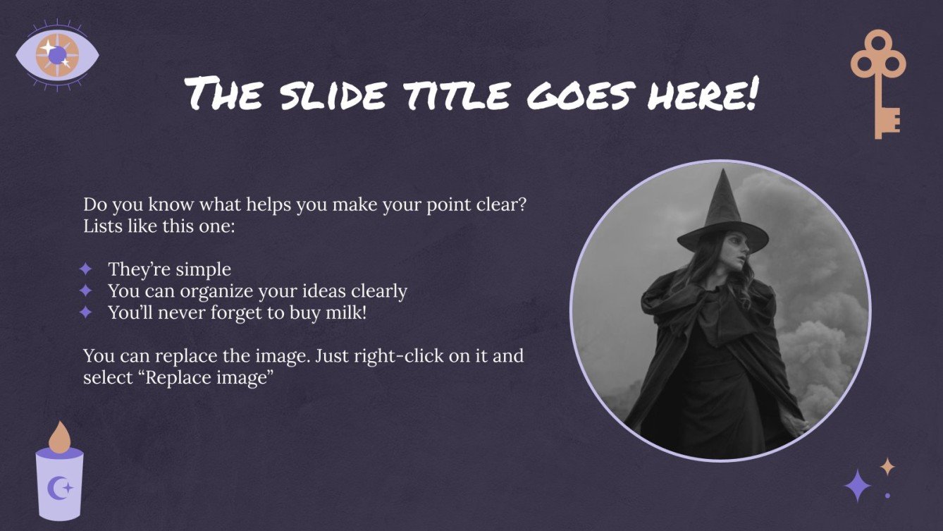 Witchy Dark Magic Minitheme | Google Slides & PowerPoint