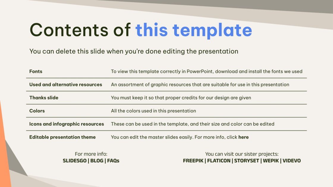 Simple Diagonal Shapes Pitch Deck | Google Slides & PPT