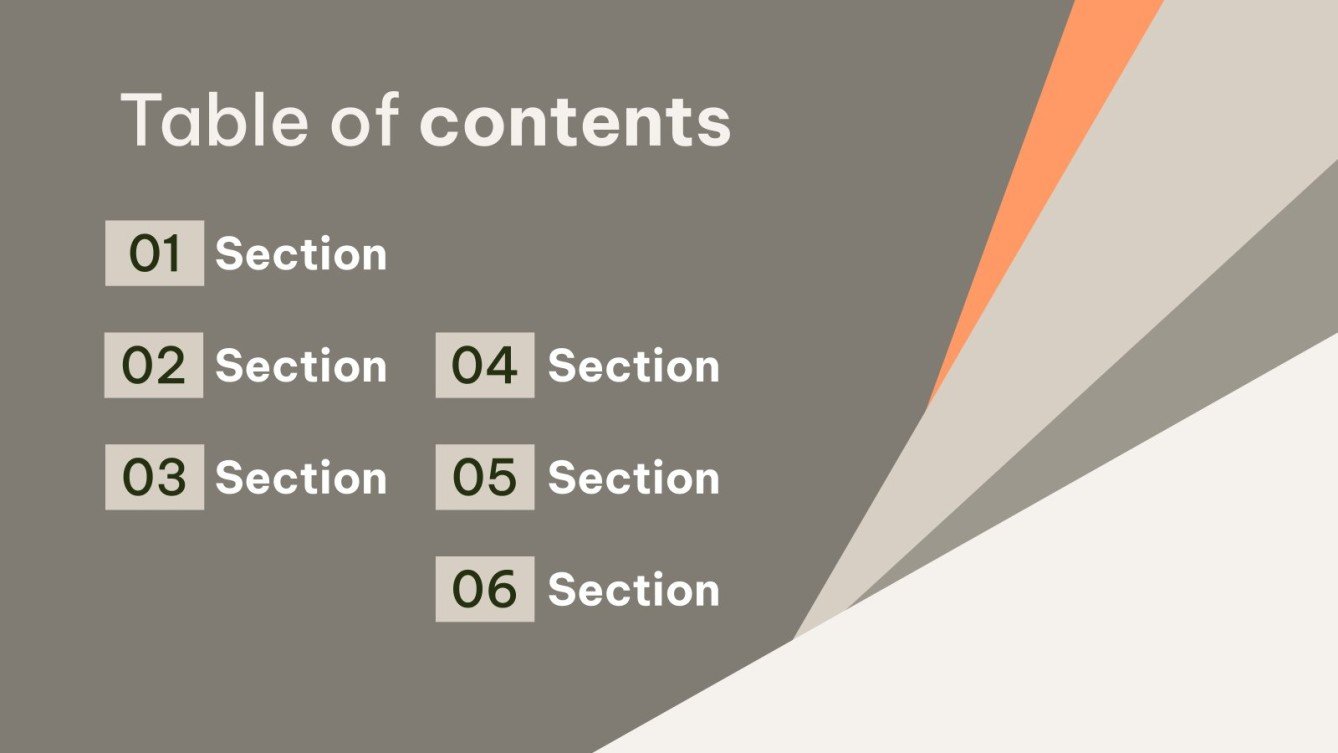 Simple Diagonal Shapes Pitch Deck | Google Slides & PPT