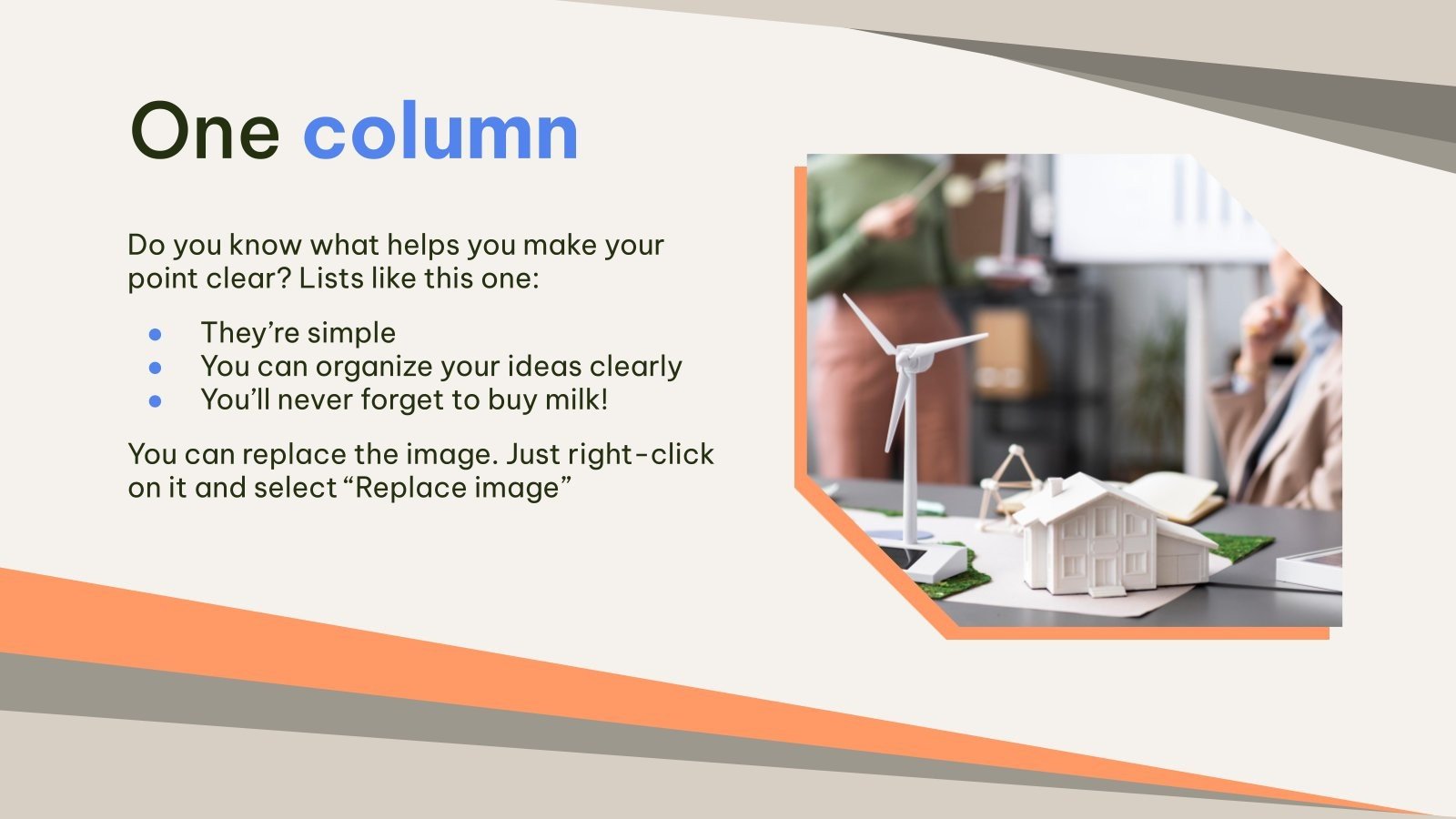 Simple Diagonal Shapes Pitch Deck | Google Slides & PPT