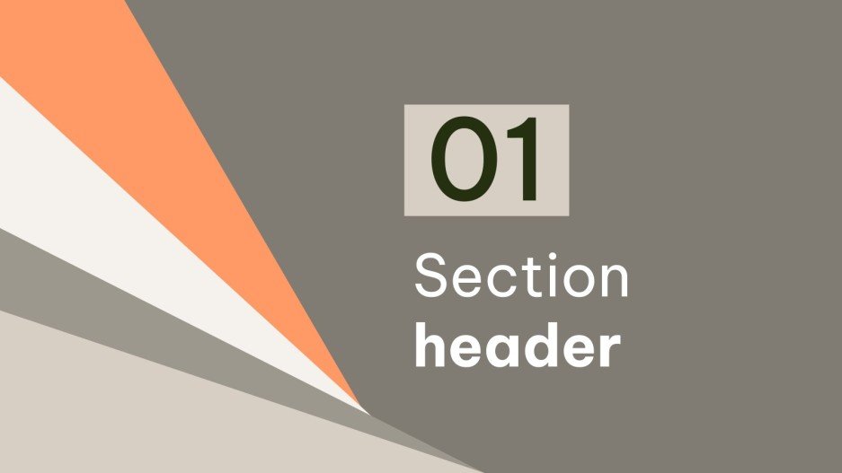 Simple Diagonal Shapes Pitch Deck | Google Slides & PPT