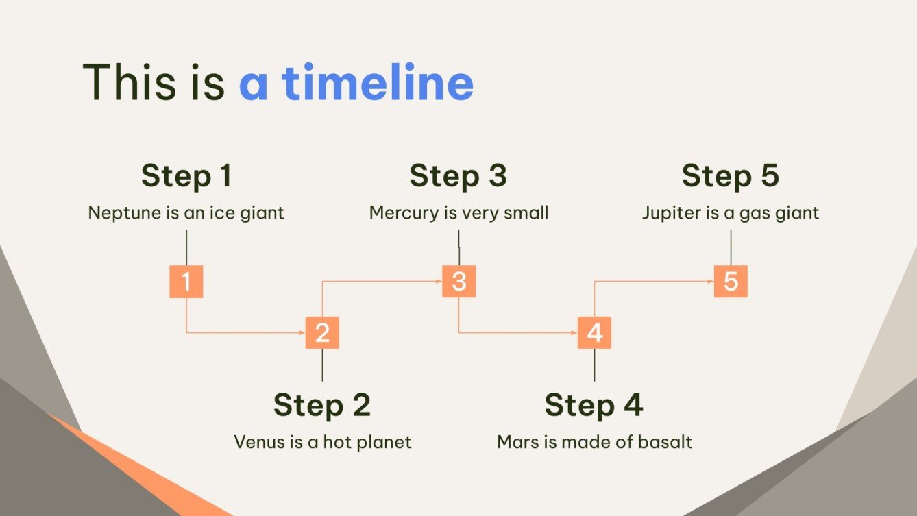 Simple Diagonal Shapes Pitch Deck | Google Slides & PPT