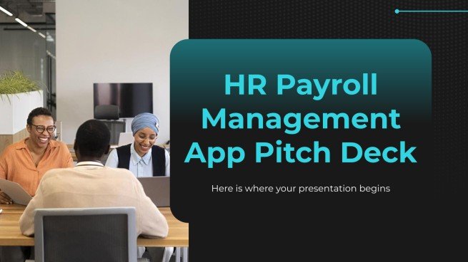 HR Payroll Management App Pitch Deck | Google Slides
