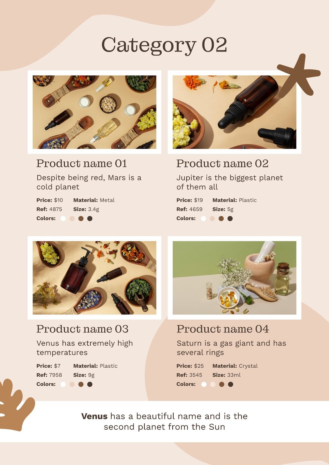 Catalogue de style collage de photos | Google Slides et PPT