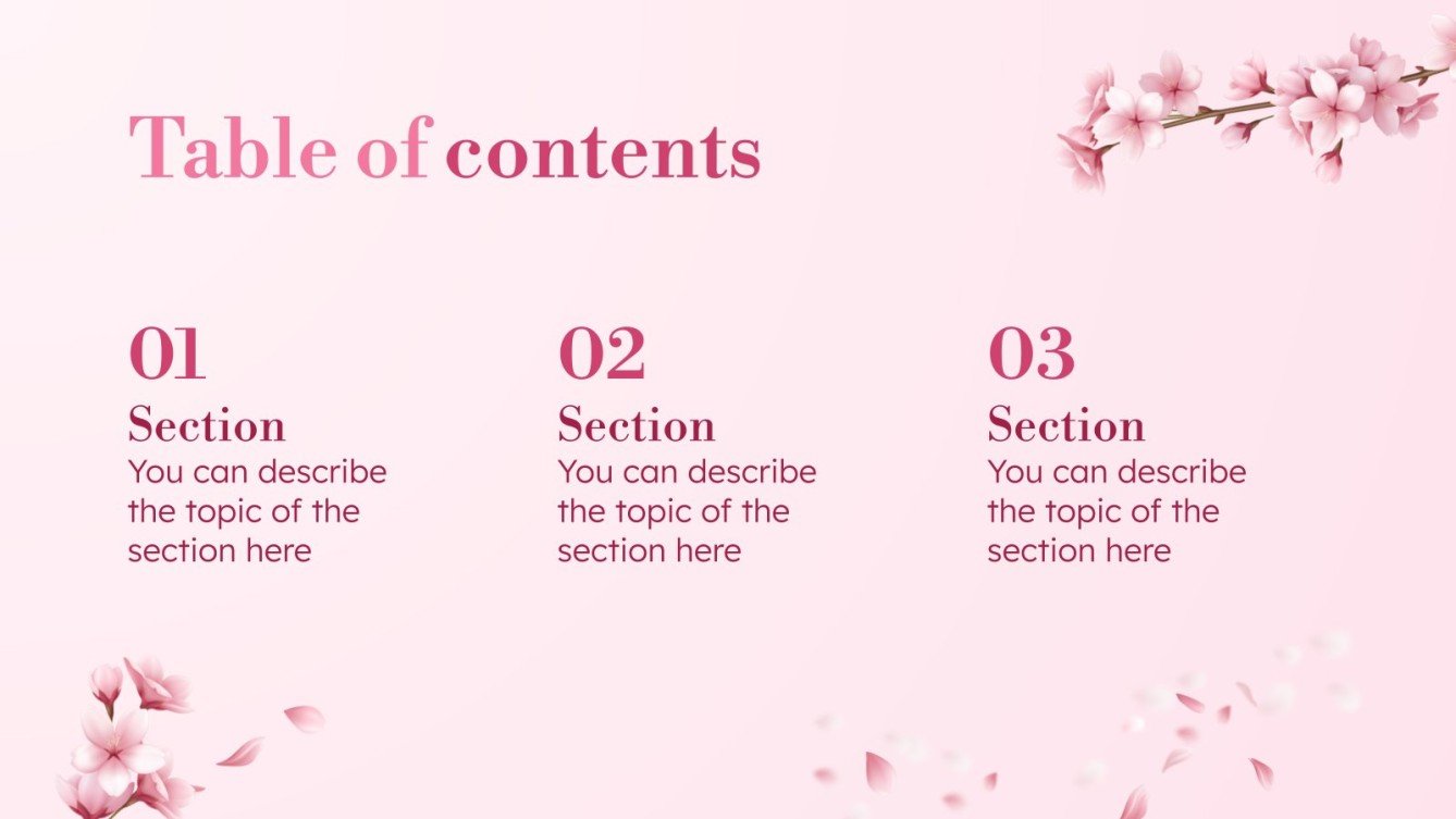 Enjoy Cherry Blossom Season! | Google Slides & PowerPoint