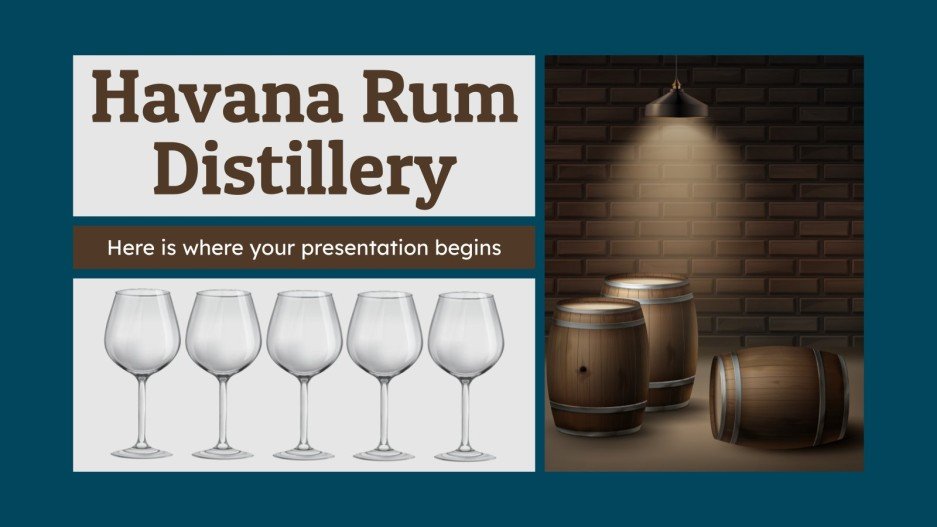 Havana Rum Distillery | Google Slides & PowerPoint