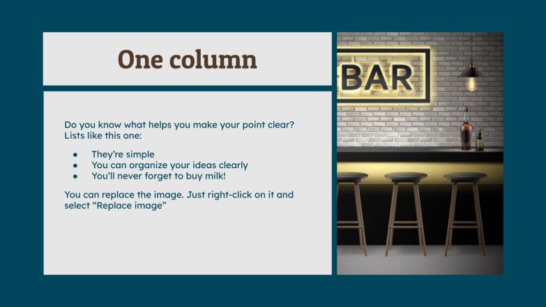 Havana Rum Distillery | Google Slides & PowerPoint