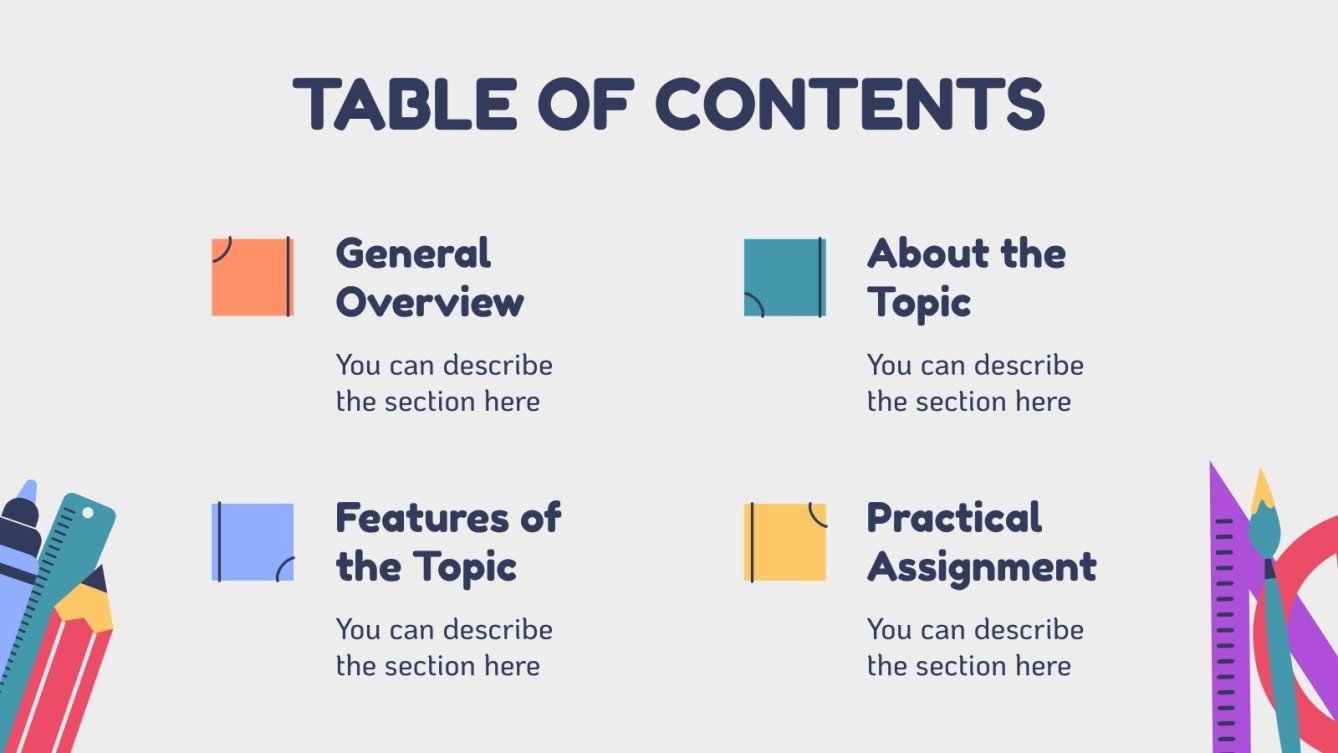 Back to School Activities Google Slides and PowerPoint template