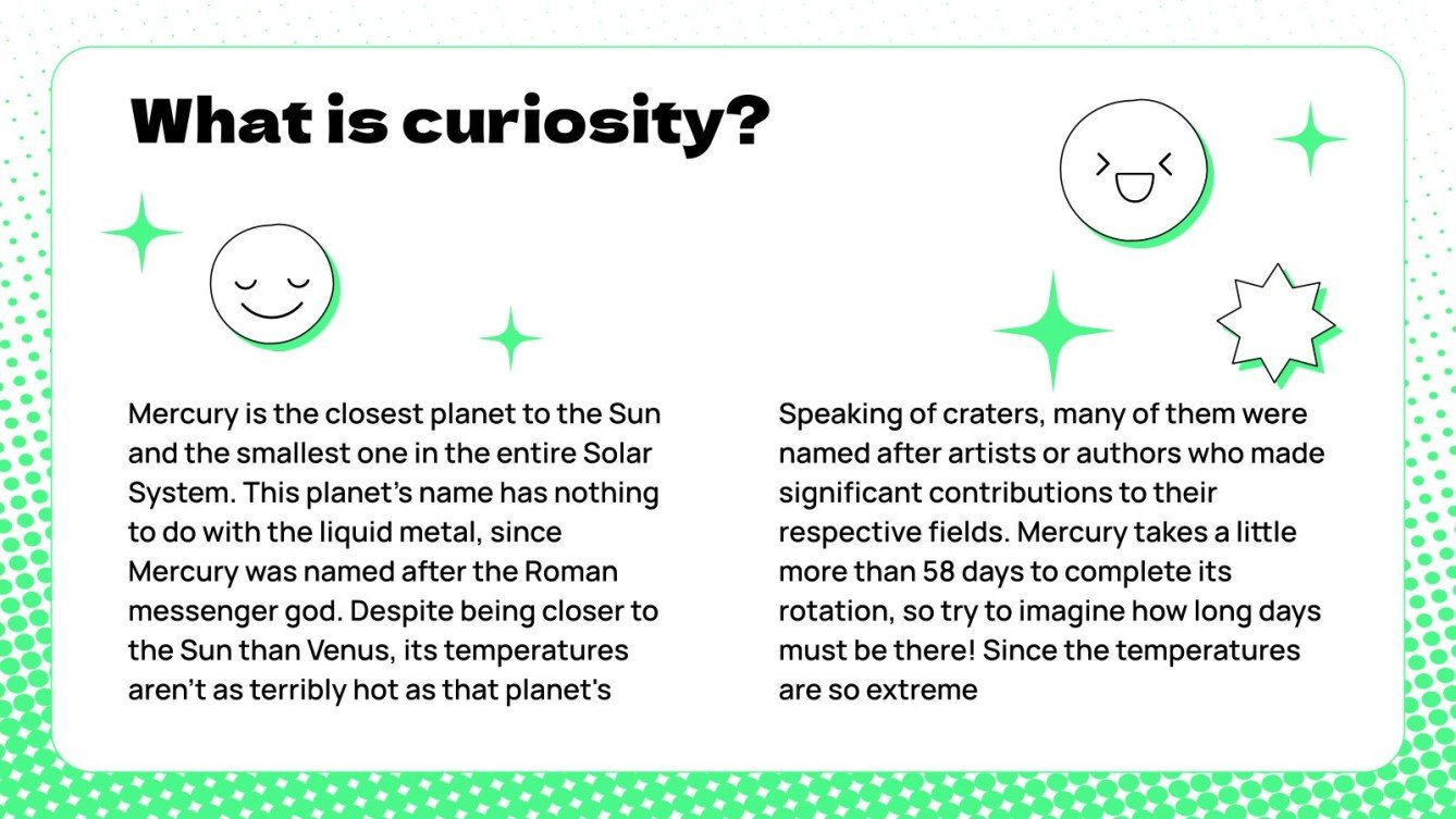 Questions that Spark Curiosity for High School