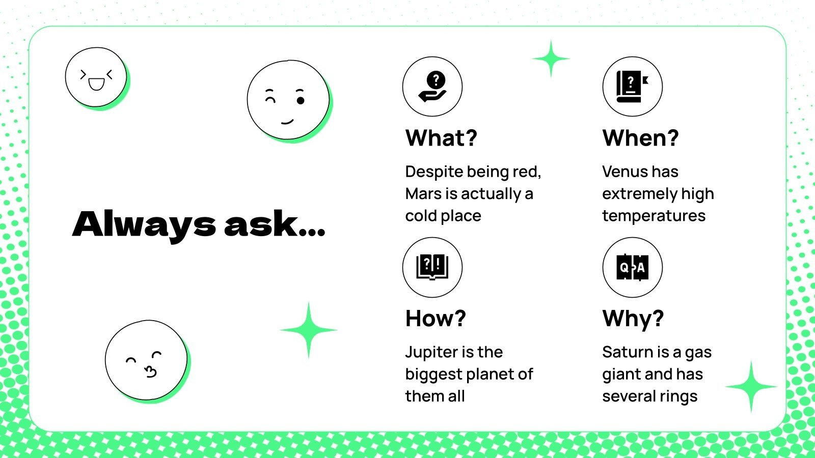 Questions that Spark Curiosity for High School