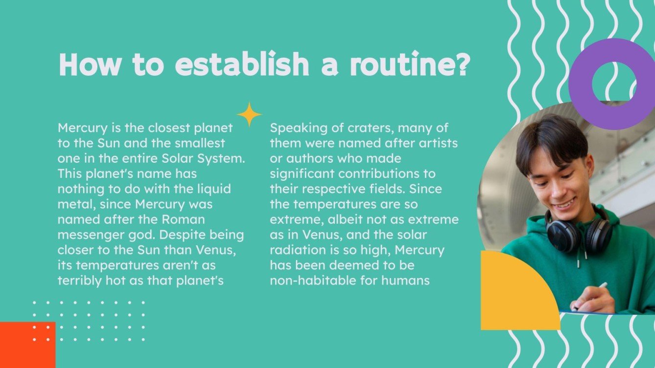 Productive Homework Routine | Google Slides & PPT