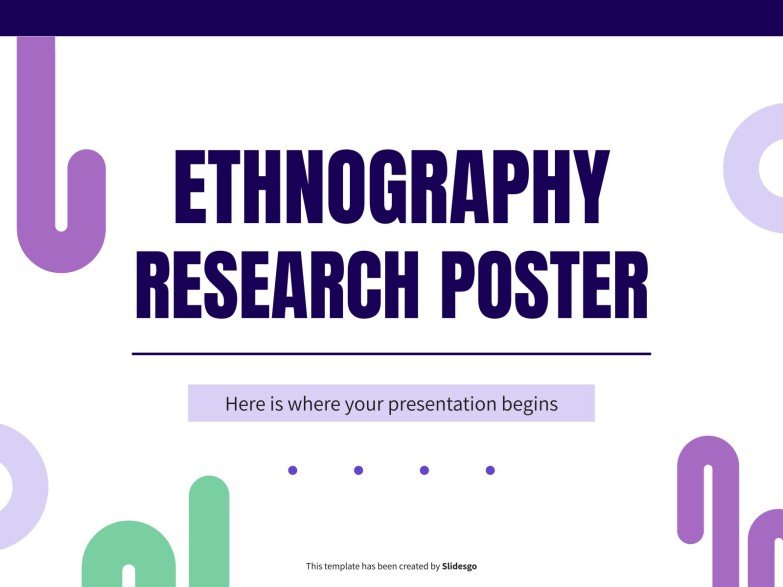Ethnography Research Poster | Google Slides & PPT