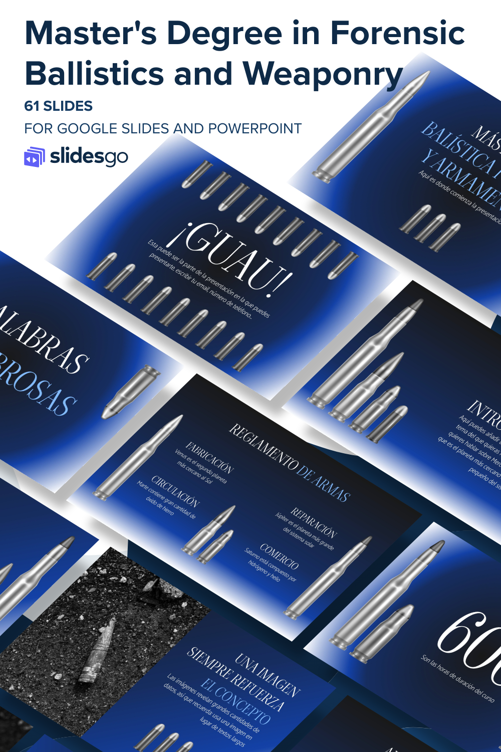 Master's Degree in Forensic Ballistics and Weaponry