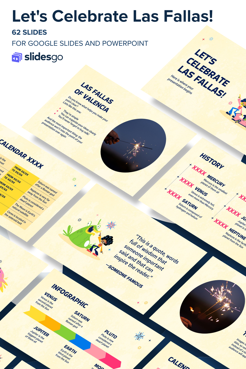 Let’s Celebrate Las Fallas! | Google Slides & PPT