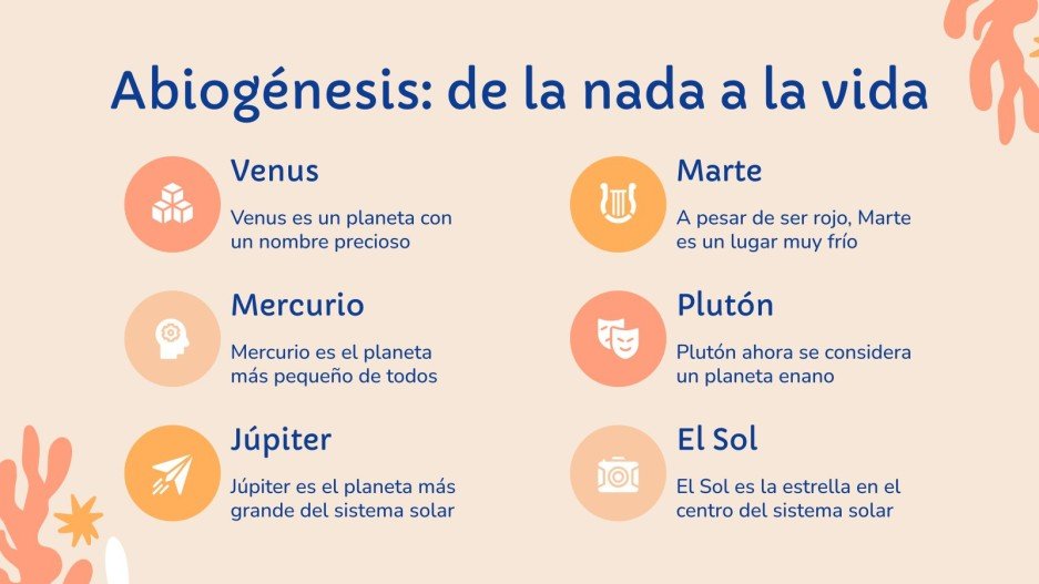 Origin of Life Theories Minitheme | Google Slides & PPT