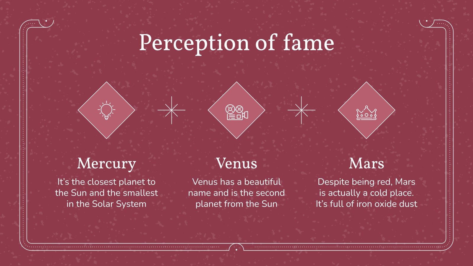 All About Fame | Google Slides and PowerPoint