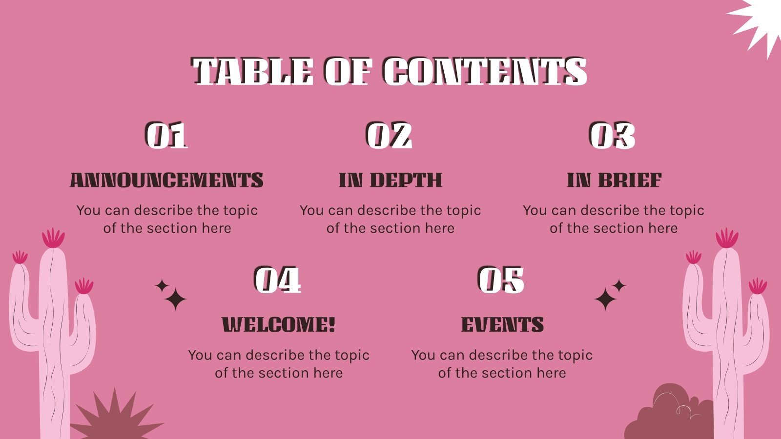 Cowgirl Newsletter | Google Slides & PPT