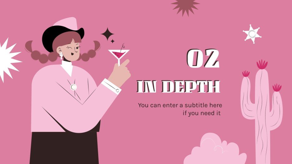 Cowgirl Newsletter | Google Slides & PPT