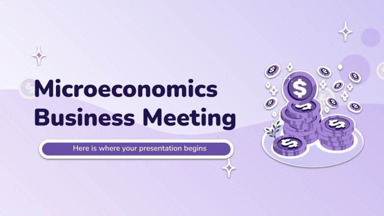Microeconomics Business Meeting | Google Slides & PowerPoint