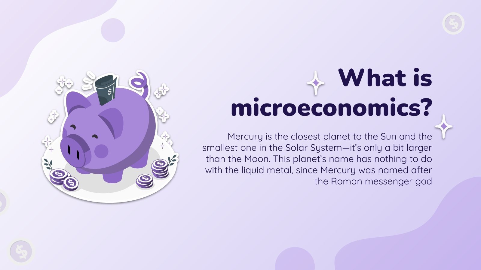 Microeconomics Business Meeting | Google Slides & PowerPoint