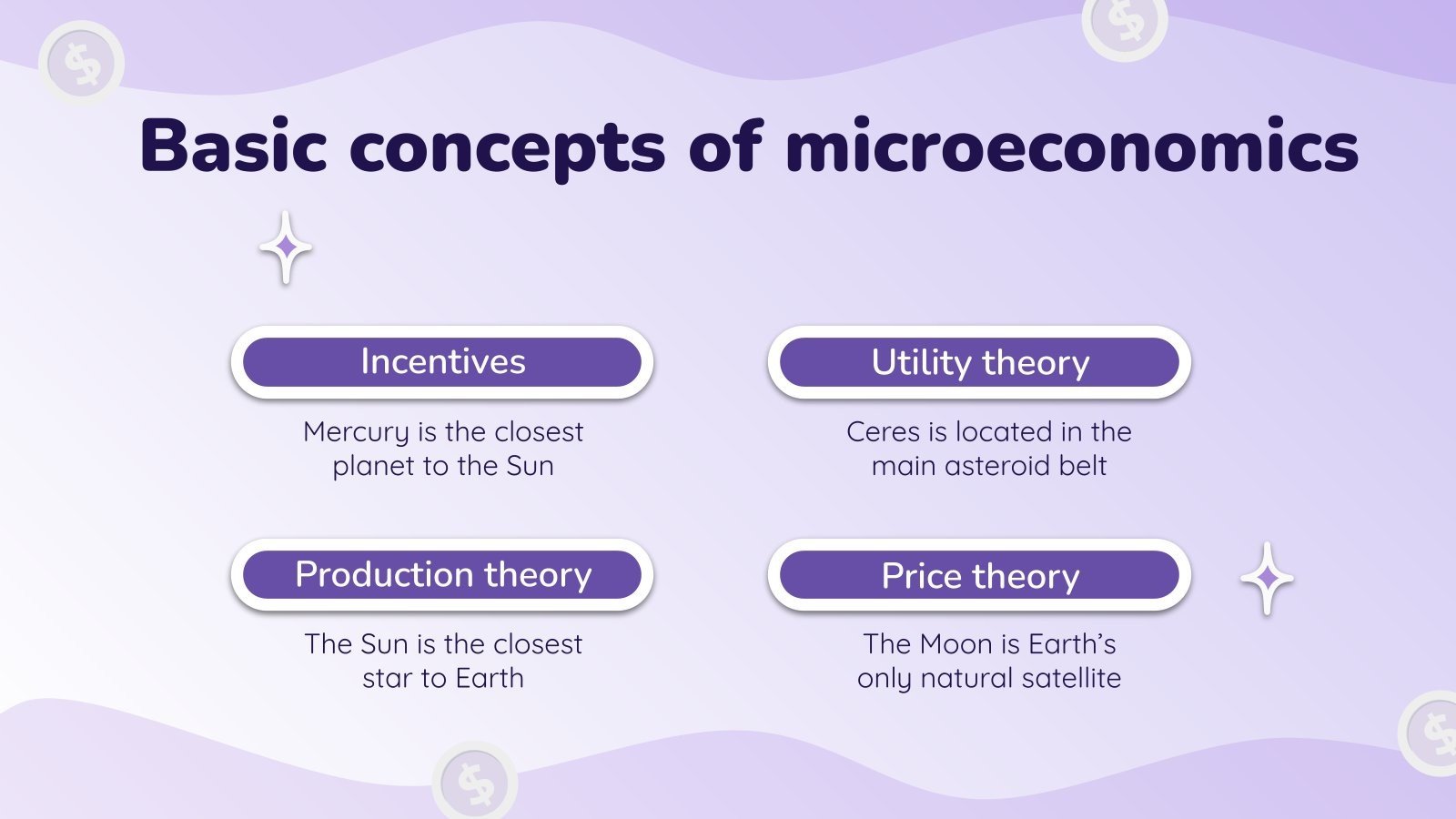 Microeconomics Business Meeting | Google Slides & PowerPoint