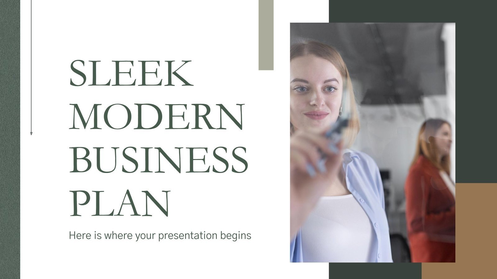 Sleek Modern Business Plan | Google Slides & PowerPoint