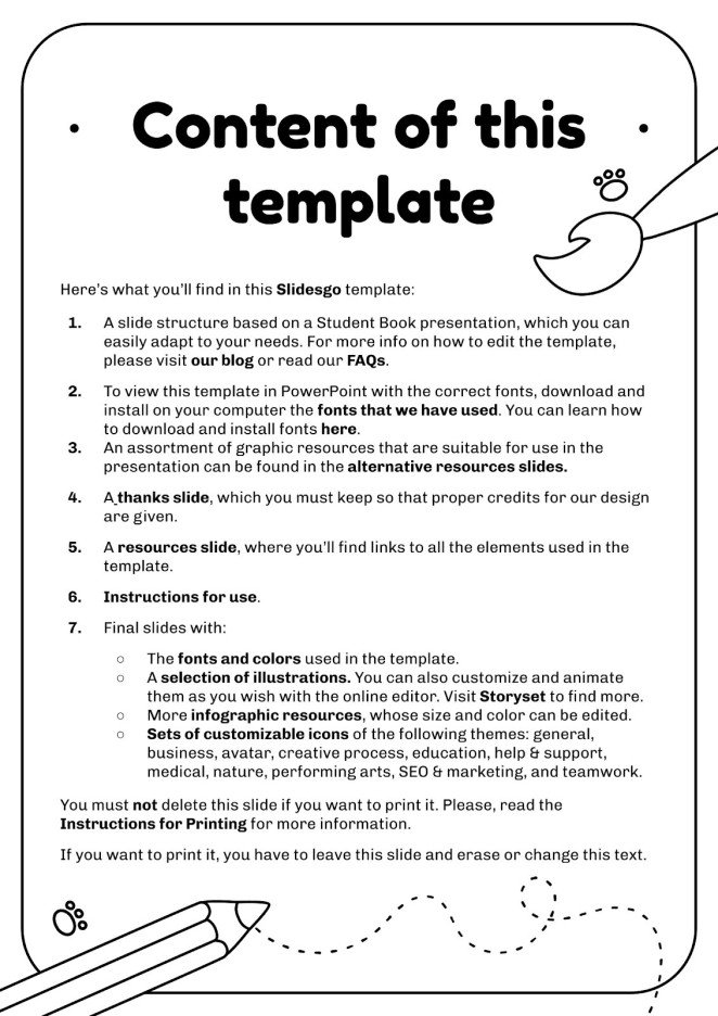 Animals Coloring Student Book | Google Slides & PPT