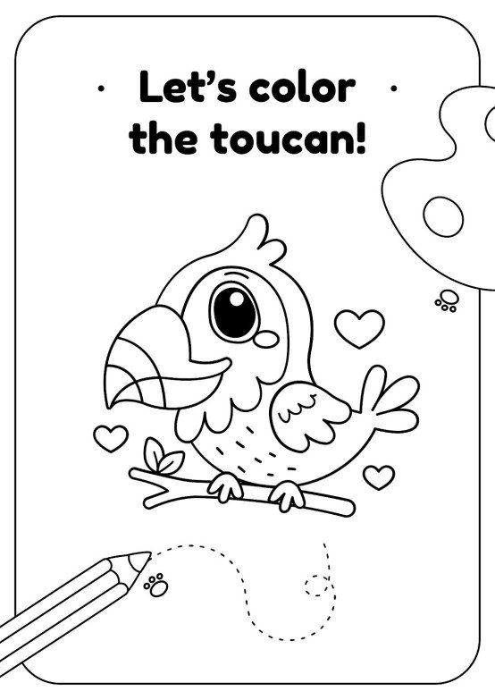 Animals Coloring Student Book | Google Slides & PPT