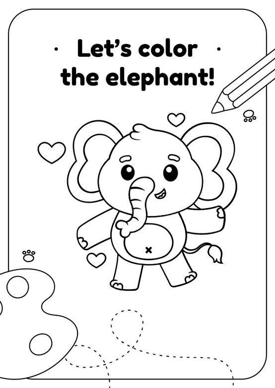 Animals Coloring Student Book | Google Slides & PPT