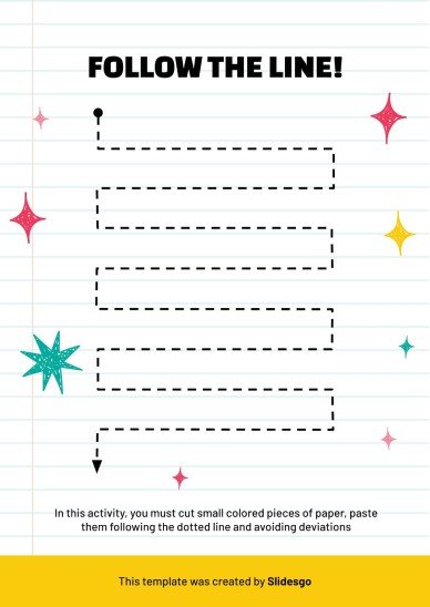 Following The Dotted Lines Printable Exercises