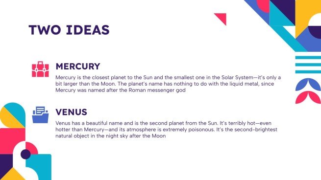 Colorful Geometric Project Proposal