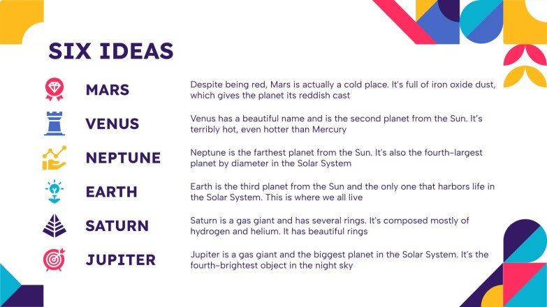 Colorful Geometric Project Proposal