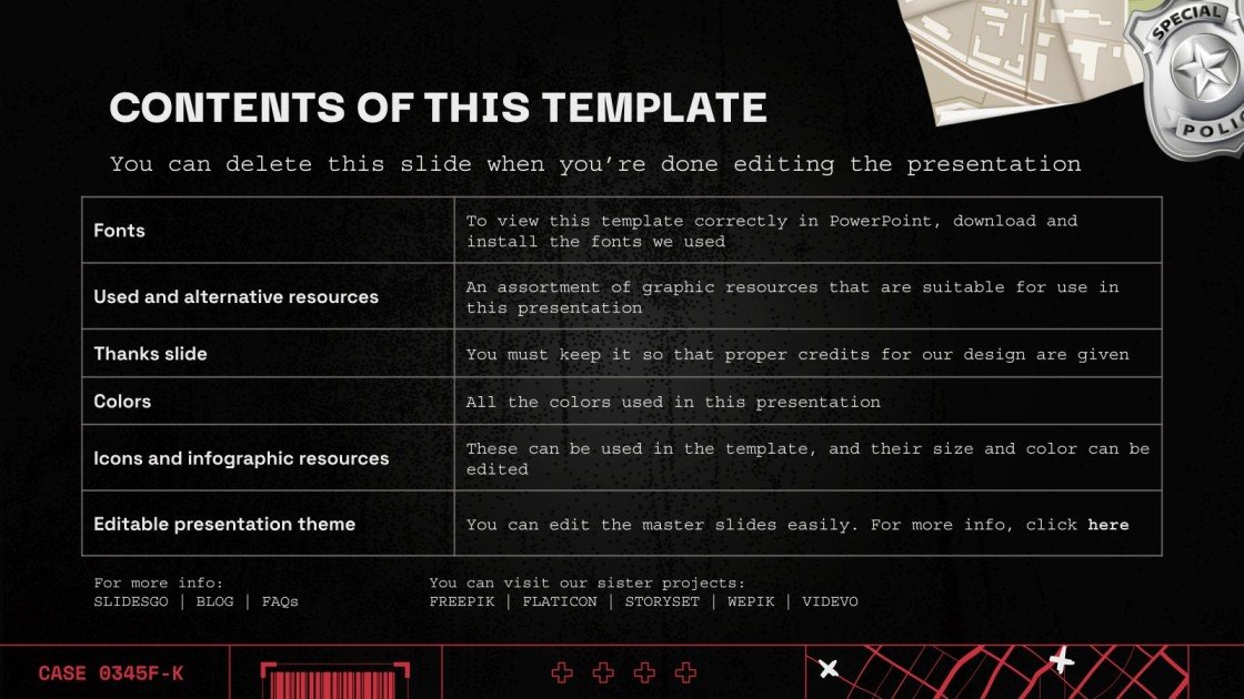 Murder Case Investigation Minitheme | Google Slides & PPT