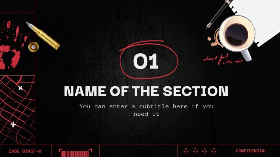 Murder Case Investigation Minitheme | Google Slides & PPT