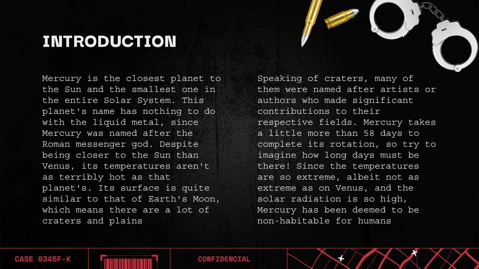 Murder Case Investigation Minitheme | Google Slides & PPT