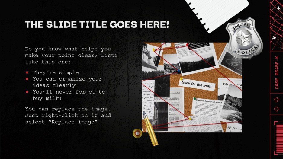 Murder Case Investigation Minitheme | Google Slides & PPT